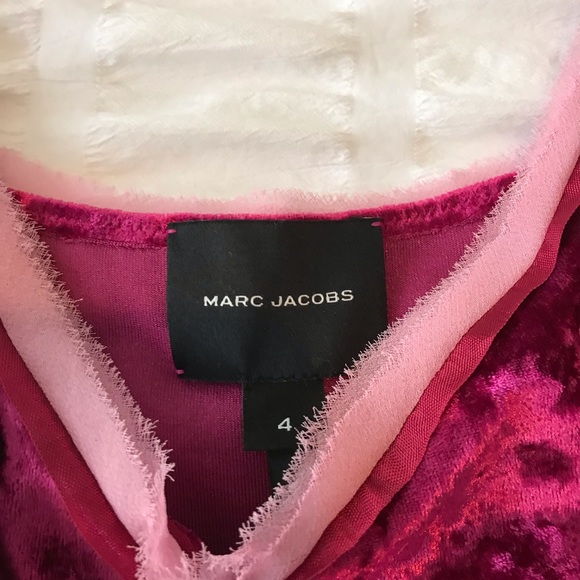Marc Jacobs | Dresses | Nwt Marc Jacobs Pink Velvet Slip Dress | Poshmark